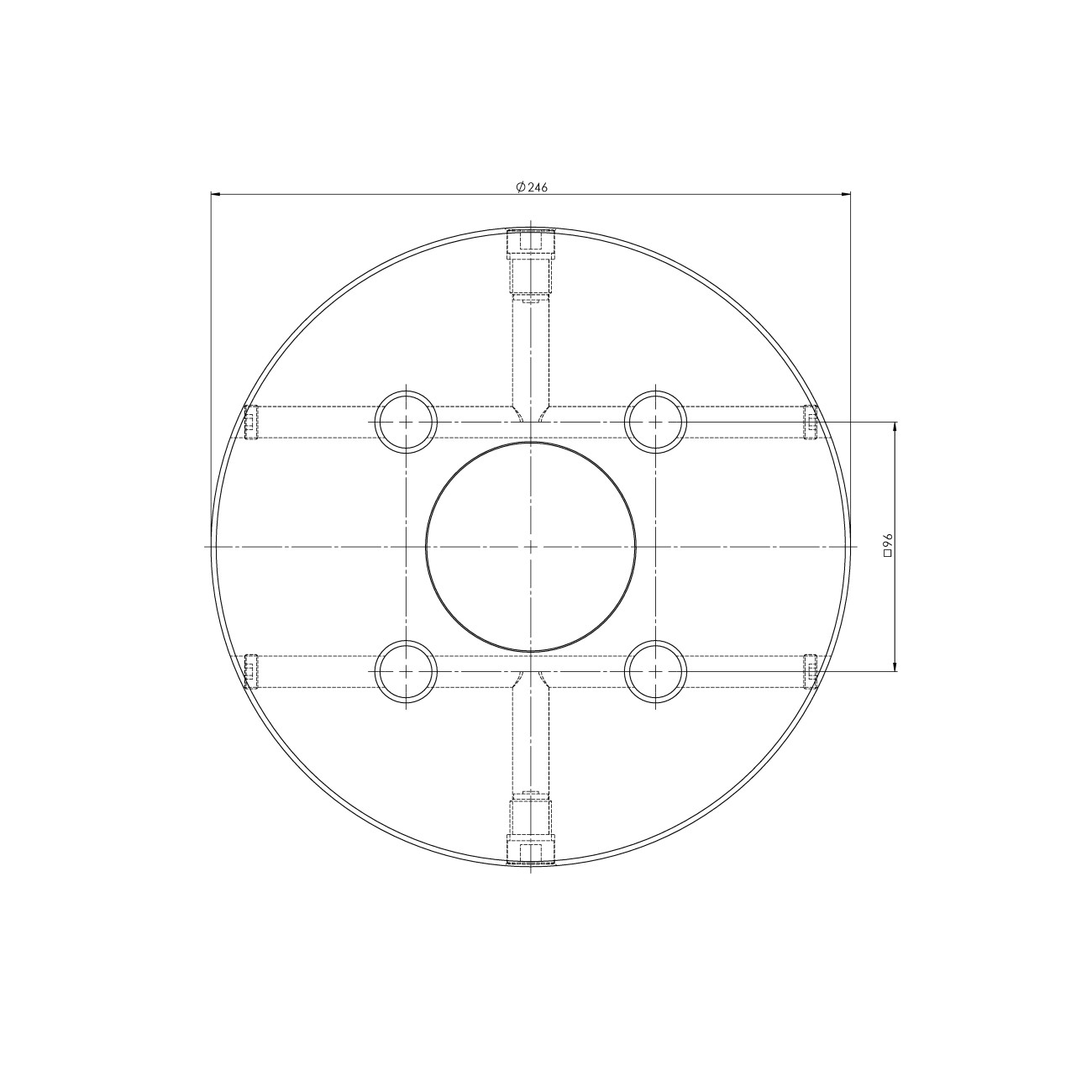 45843: Quick•Point® Round Plate | LANG Technik USA